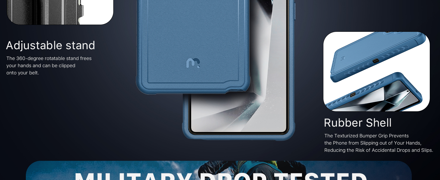 Amazon.com: M MYBAT PRO Maverick Series for Samsung Galaxy S25 Ultra Case with Belt Clip Holster ...