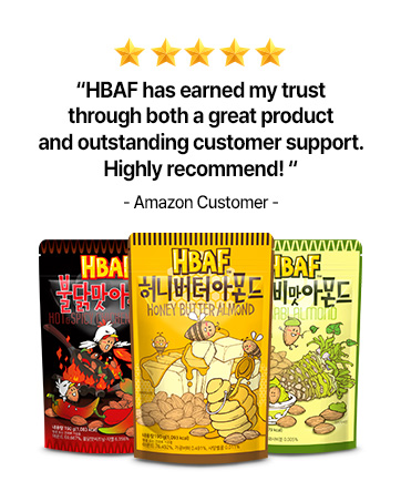 Amazon.com : HBAF [Official Gilim Korean Honey Butter Seasoned Almonds Nut Snack | Gluten Free ...