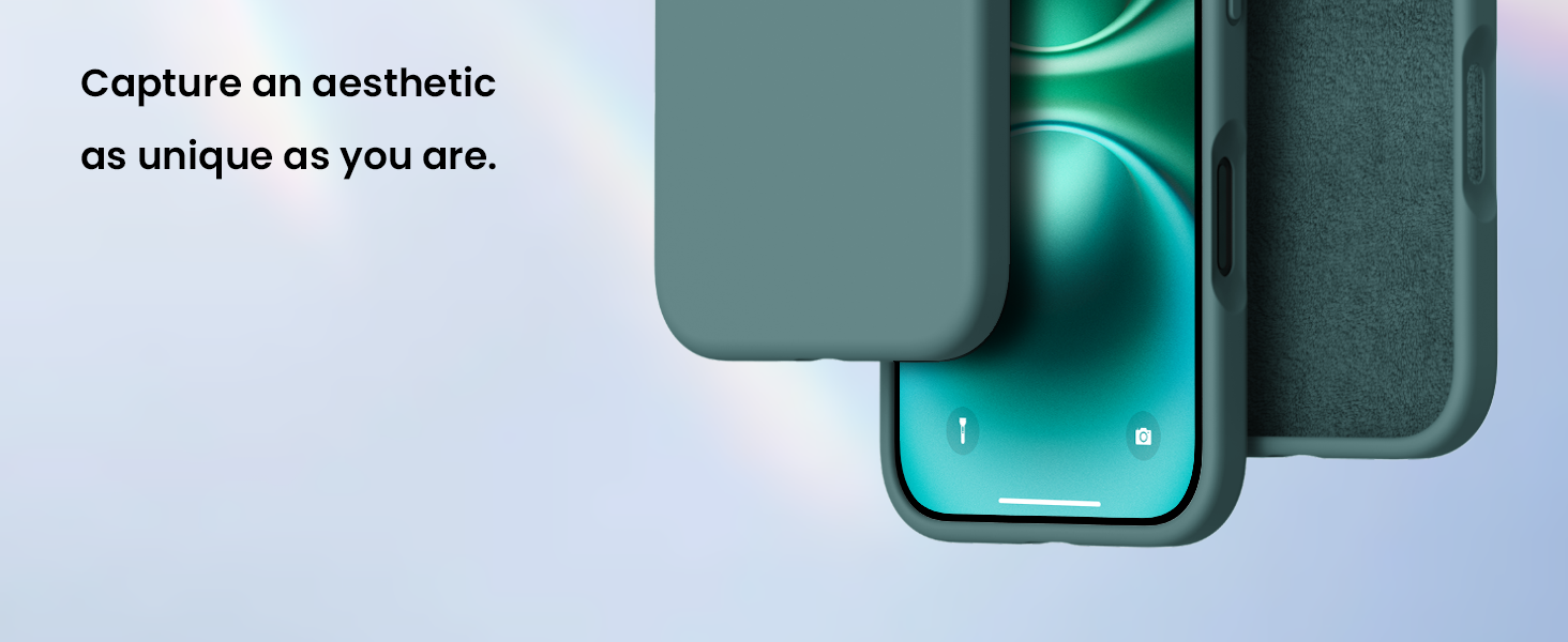 Amazon.com: OuXul Designed for iPhone 16 Case,Shockproof Liquid Silicone Protective Phone Case ...