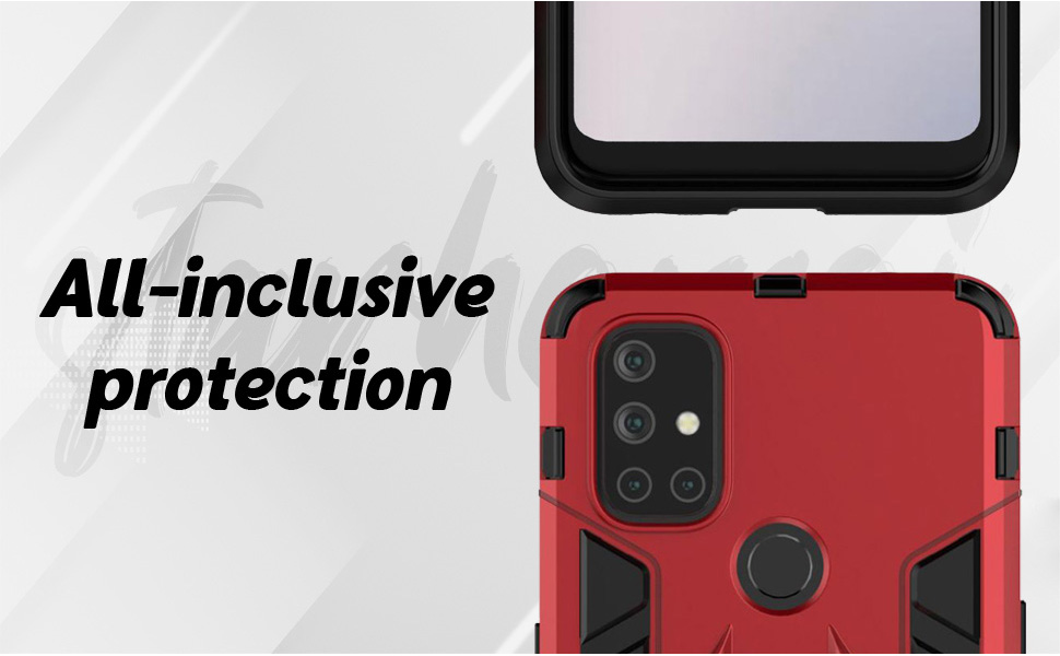 Amazon.com: Starhemei for OnePlus Nord N10 5G Case with Tempered Glass Screen Protector, 360 ...