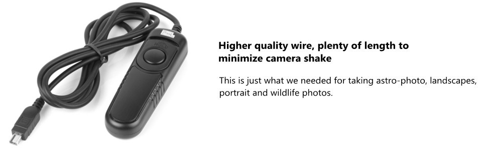 Amazon.com : Pixel Remote Commander Shutter Release Cable DC2 Compatible with Nikon Z5 Z6 Z6-II ...