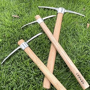 Amazon.com : LOZHGO Pick Mattock Hoe Garden Pick Mattock Hoe Pickaxe ...