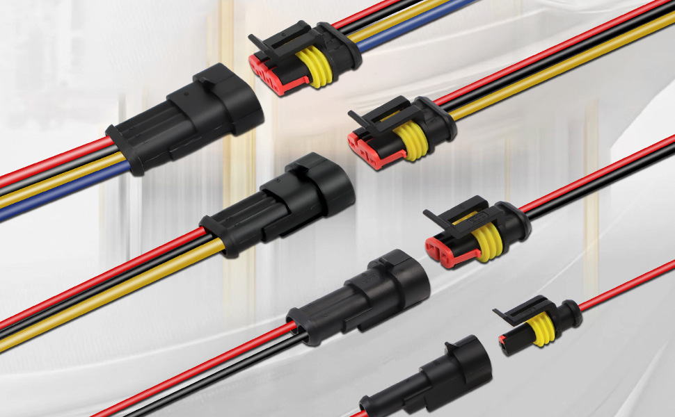 Amazon.com: aopule 356PCS Automotive Electrical Connectors 26 Kits-1/2 ...