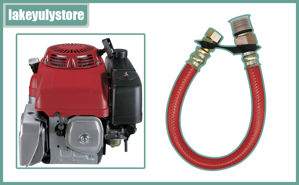 Amazon.com: 1420K 20mm Oil Changing Drain Port Hose For Hon-da GX660, GXV390 V-Twin engines ...