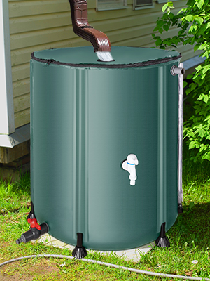 Amazon.com : Rain Barrels to Collect Rainwater from Gutter - Portable ...