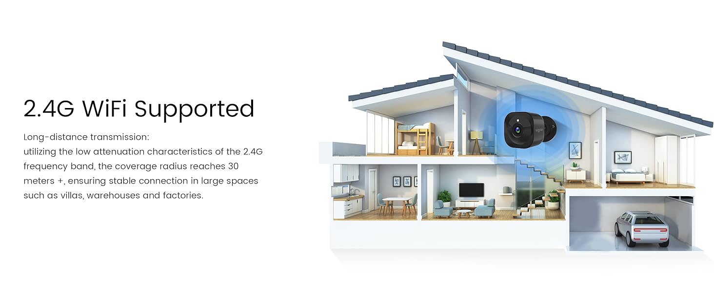 Amazon.com : Viigytek Security Cameras Wireless Outdoor, WiFi 2K Battery Powered Security Camera ...