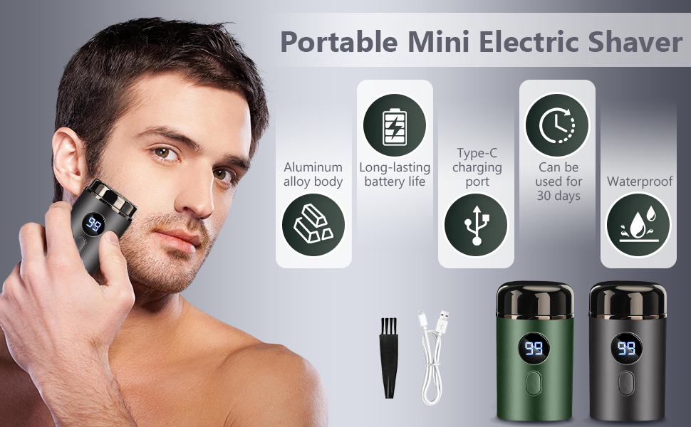 Amazon.com: Mini Portable Electric Shaver - Mini Shaver, Mini Shaver ...