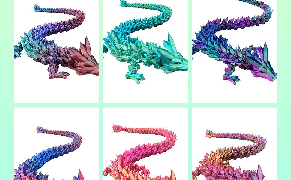 Amazon.com: TechHorizonSSU 3D Printed Dragon with Dragon Egg 16.5 ...