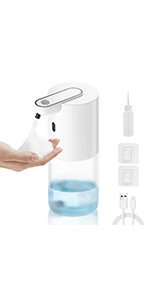 Amazon.com: Josnown Foaming Soap Dispenser, 2 Pack Touchless Automatic Soap Dispenser with 4 ...