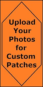 Amazon.com: Cilora Iron on Name Patch with Beautiful Shape to Shape Border Cut, Custom ...