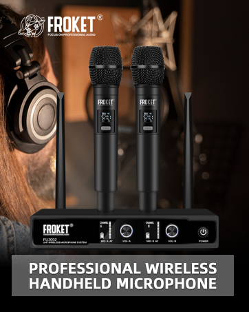 Froket Audio Mixer Professional DJ Mixer Reverb Console 8 Channel Audio ...