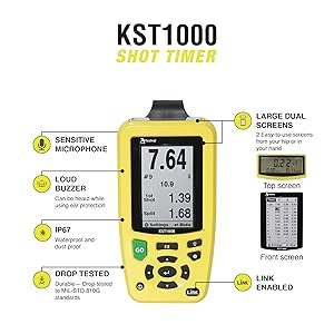 Amazon.com : Kestrel Ballistics KST1000 Shot Timer Match Pack with Case : Sports & Outdoors