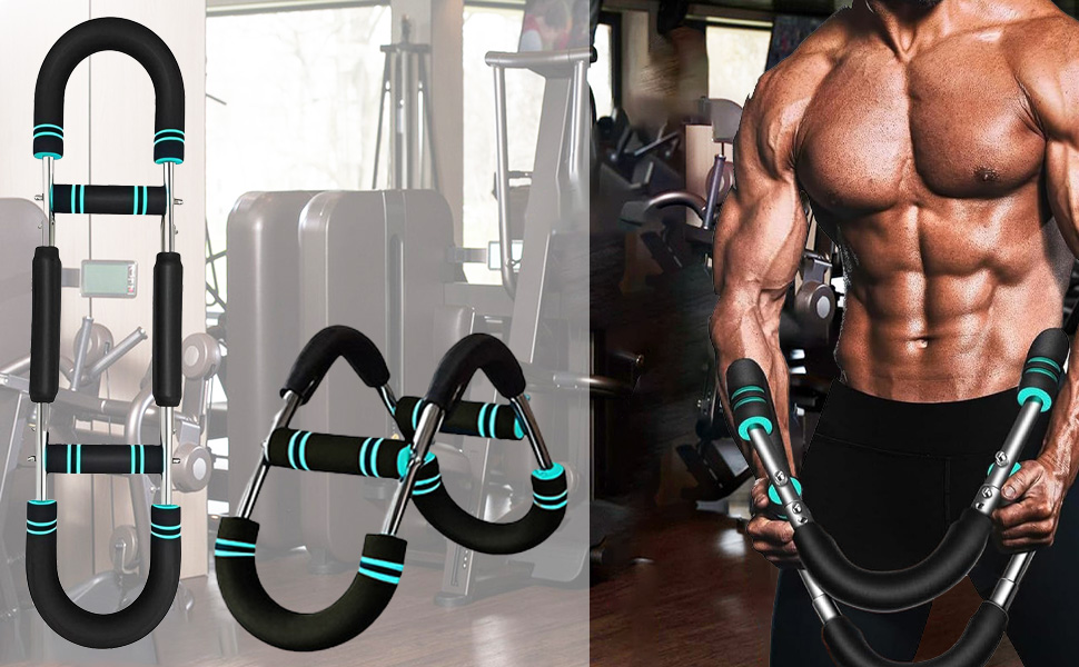 Amazon.com: Twister Arm Trainer, Adjustable Spring Workout Bar Triceps Chest Exercise Wrist ...