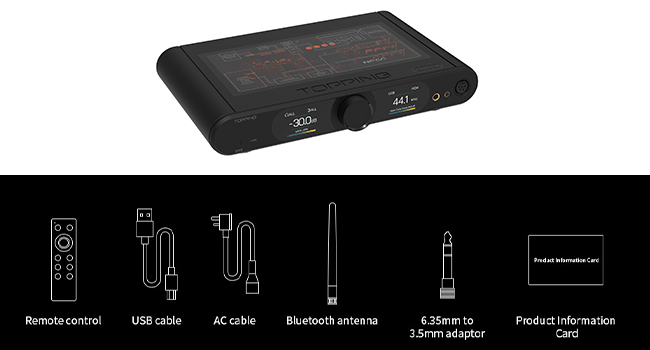 Amazon.com: Topping DX9 DAC NFCA Headphone amp - AK4499EQ Flagship DAC, Hybrid Relay Volume ...
