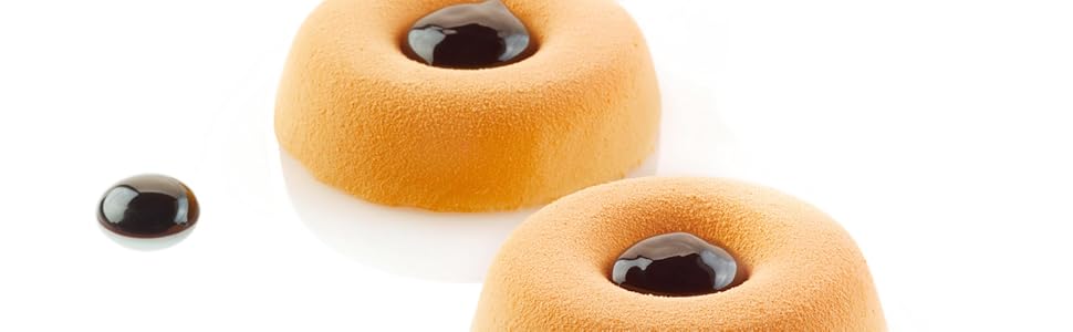 Silikomart SF010 SAVARIN, Silicone, Terracotta, 180mm x 23mm x h12mm, Ø41mm : Amazon.co.uk: Home ...