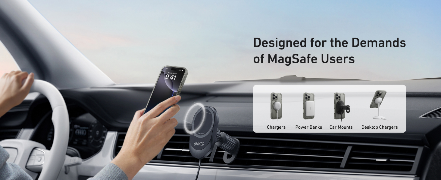 Amazon.com: Anker Ultra Magnetic for iPhone Case with Sturdy 360° Ring Stand, Anti-Yellowing and ...