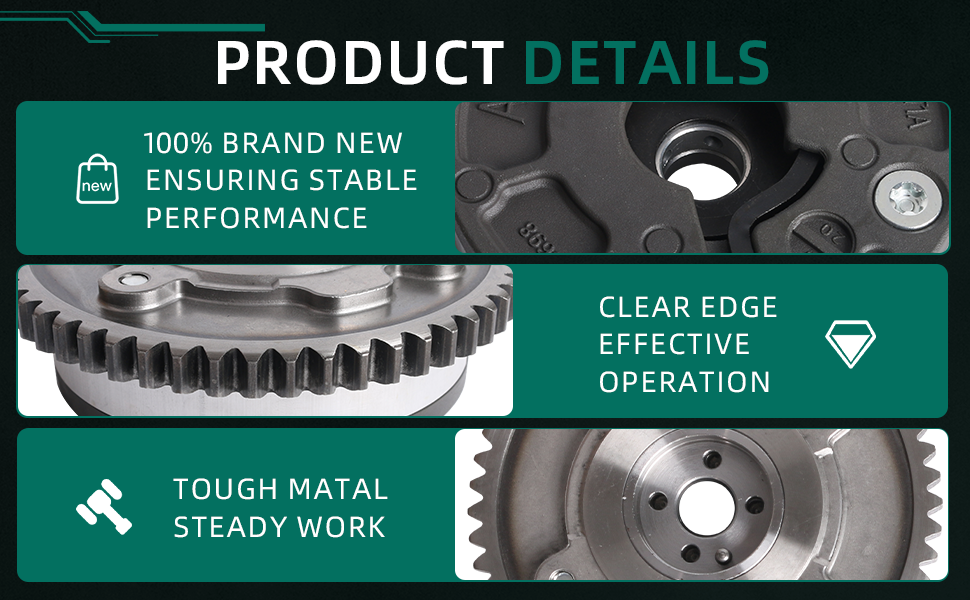 Amazon.com: 2 PCS,12643698,Camshaft Adjuster Phaser Sprocket Gear,Intake & Exhaust Variable ...