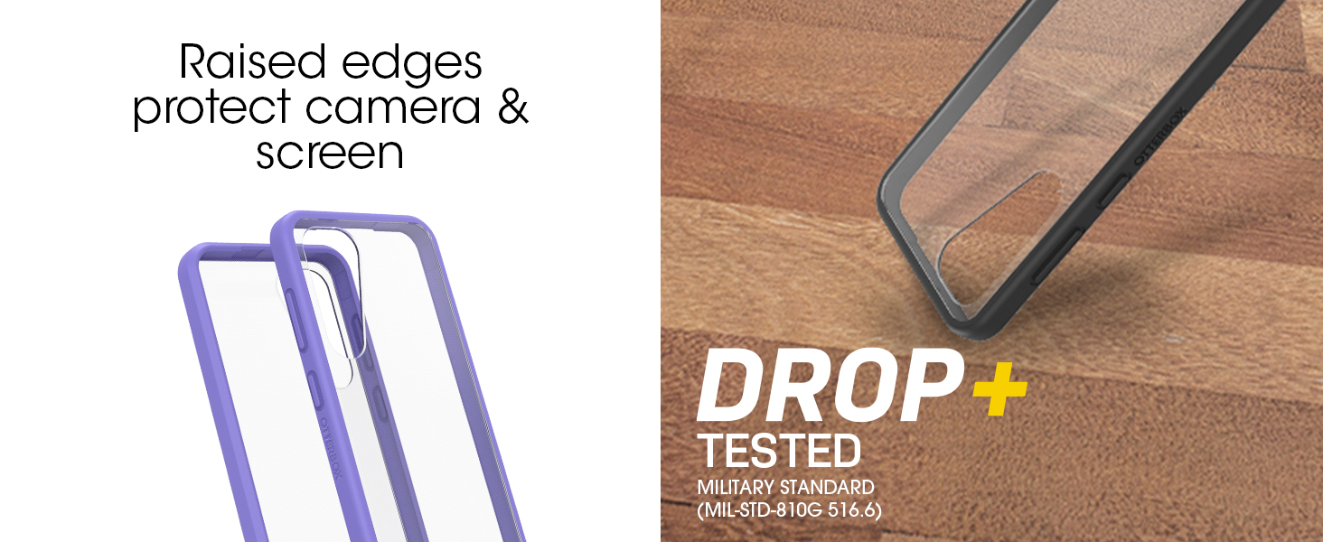 Amazon.com: OtterBox Galaxy S23 Ultra Prefix Series Case - PURPLEXING (Clear/Purple), Ultra-Thin ...