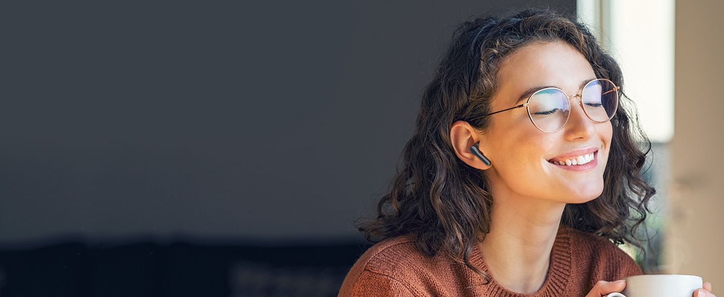 Amazon.com: Tribit Wireless Headphones, Wireless Bluetooth Earbuds ...