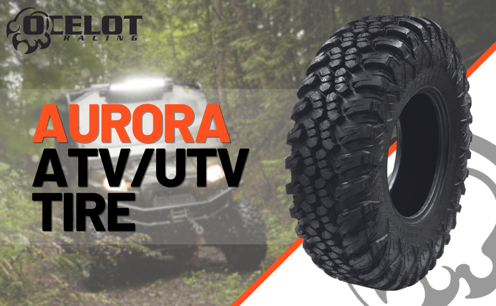 Amazon.com: Ocelot Aurora 32x10x14 UTV Tires All Terrain, Durable 8-Ply Radial Construction and ...
