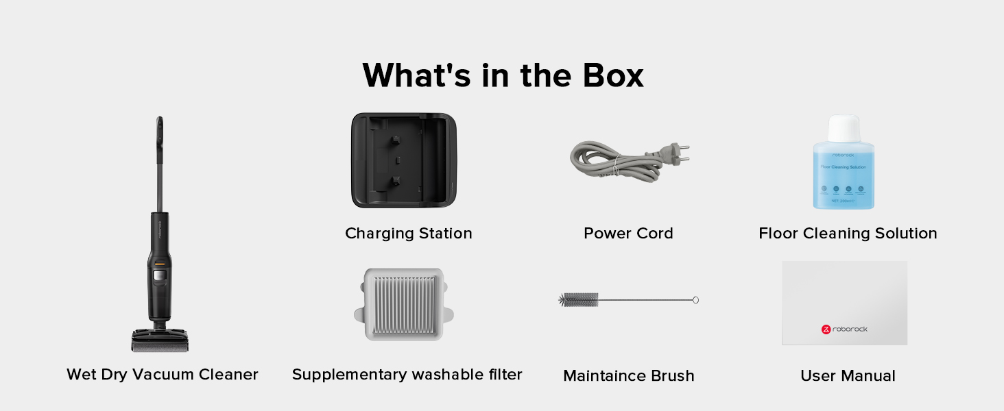 Amazon.com: roborock F25 ACE Wet Dry Vacuum Cleaner, Cordless Vacuum Mop All in One for Hard ...