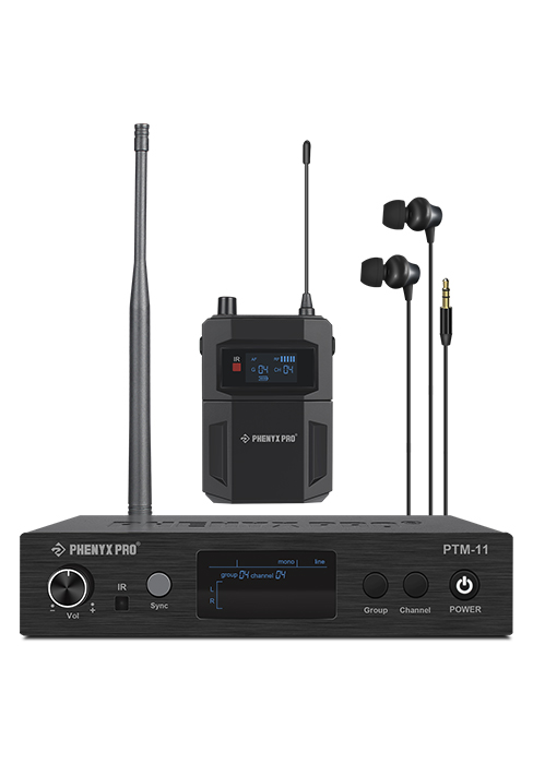 Amazon.com: Phenyx Pro Quad-Channel Wireless in Ear Monitor System, Mono IEM System w/ 4 ...