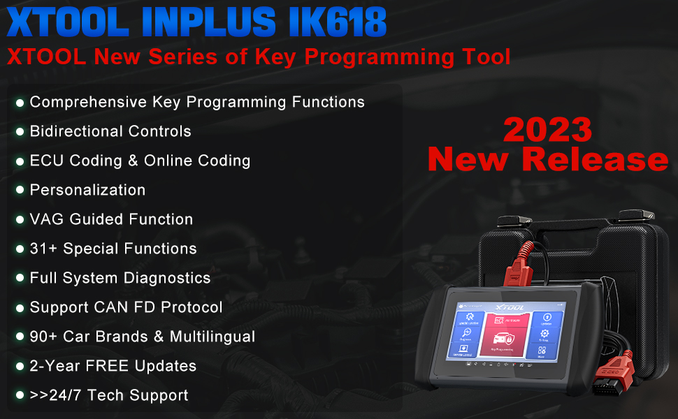 Amazon.com: XTOOL InPlus IK618 Automotive Diagnostic Scan Tool with ...