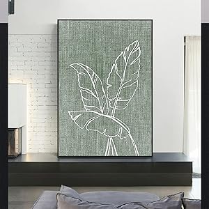 Amazon.de: Sarah Duke 3er Design Poster Set Grüne Modern Leinwandbilder Wandbilder Kunst Bilder ...