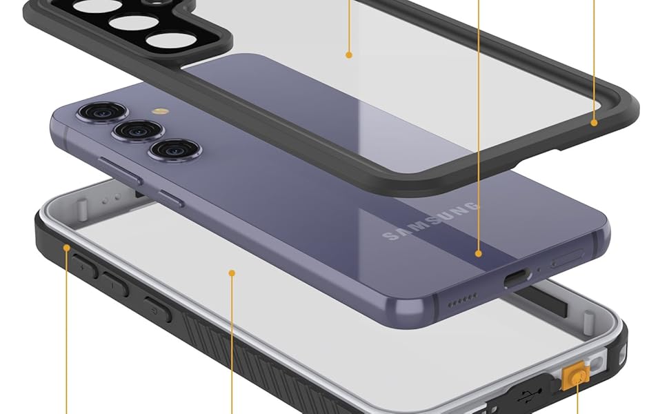 Amazon.com: Punkcase Galaxy S24 Waterproof Case [Extreme Series] [Slim Fit] [IP68 Certified ...