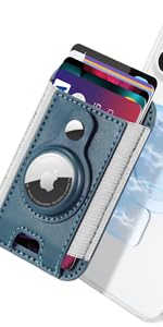 Amazon.com: ExtreLife for Magsafe Wallet with AirTag Holder, Magnetic Wallet for iPhone 15/14/13 ...