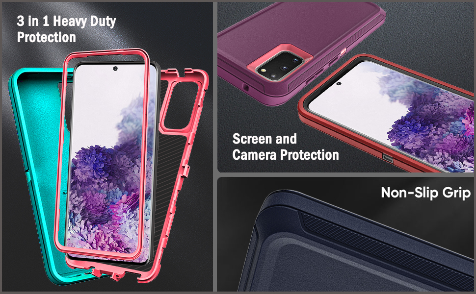 Amazon.com: YKHJKLEC for Samsung Galaxy S20 Case, ONLY，[NOT FIT Galaxy S20 FE/S20 Plus/S20 Ultra ...