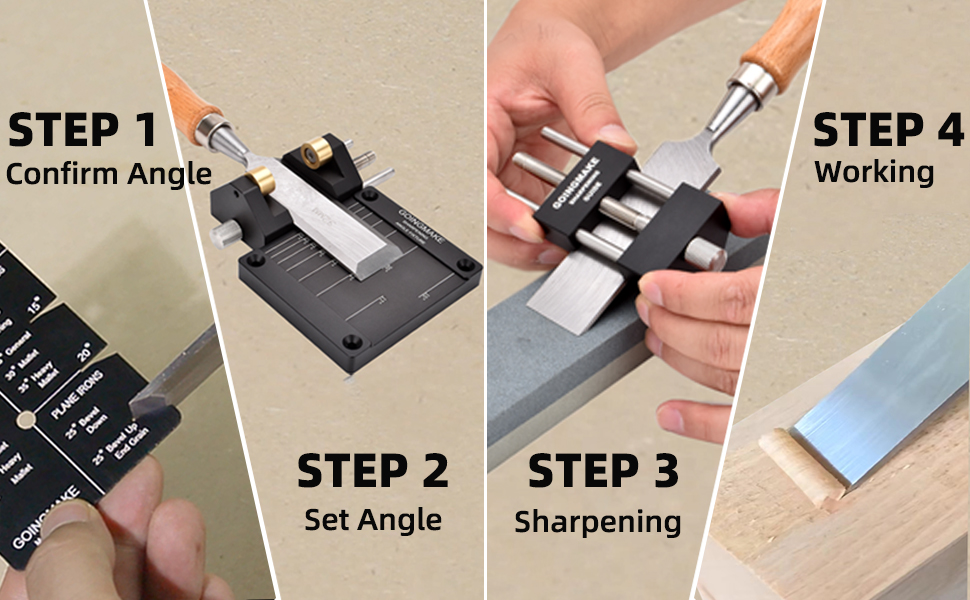 Amazon.com: GOINGMAKE Honing Guide System Chisel Sharpening Kit for ...