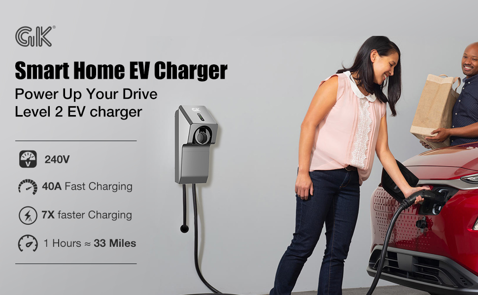 Amazon.com: Level 2 EV Charger - Fast Charging for All EV Models - J1772 EVSE Compatible - 40 ...
