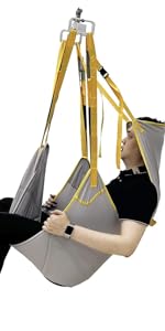 Amazon.com: Hoyer Lift Sling - Patient Lift Slings for Home Use, U Shape Divided Leg Sling with ...