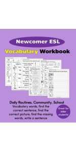 ESL Vocabulary Workbook: Newcomer Basic English (Newcomer ESL Workbooks ...