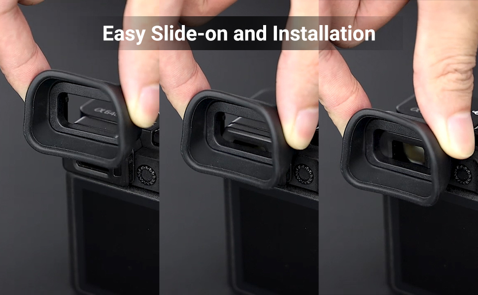 Amazon.com : Kiwifotos Soft Long FDA-EP17 Viewfinder Eyecup Eye Cup Eyepiece for Sony A6400 ...