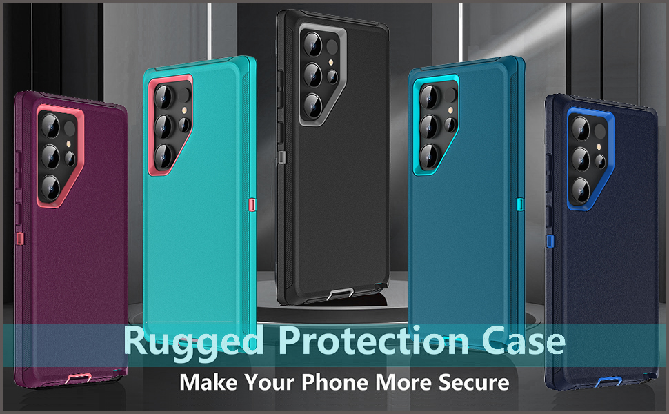 Amazon.com: YKHJKLEC for Samsung Galaxy S24 Ultra Case, with 2Pcs [Self Healing Flexible TPU ...