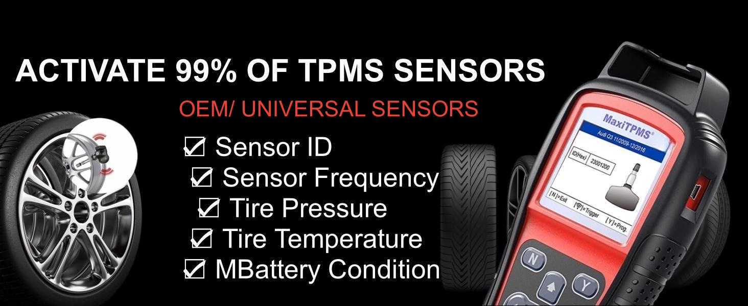 Amazon.com: Autel MaxiTPMS TS508WF TPMS Programming Tool, w/$120 4PCS ...