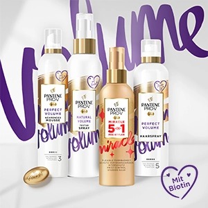 Pantene Pro-V Haarspray, Perfect Volume, 250ml, mit Jojobaöl, Haltegrad 5, Kreiert ...