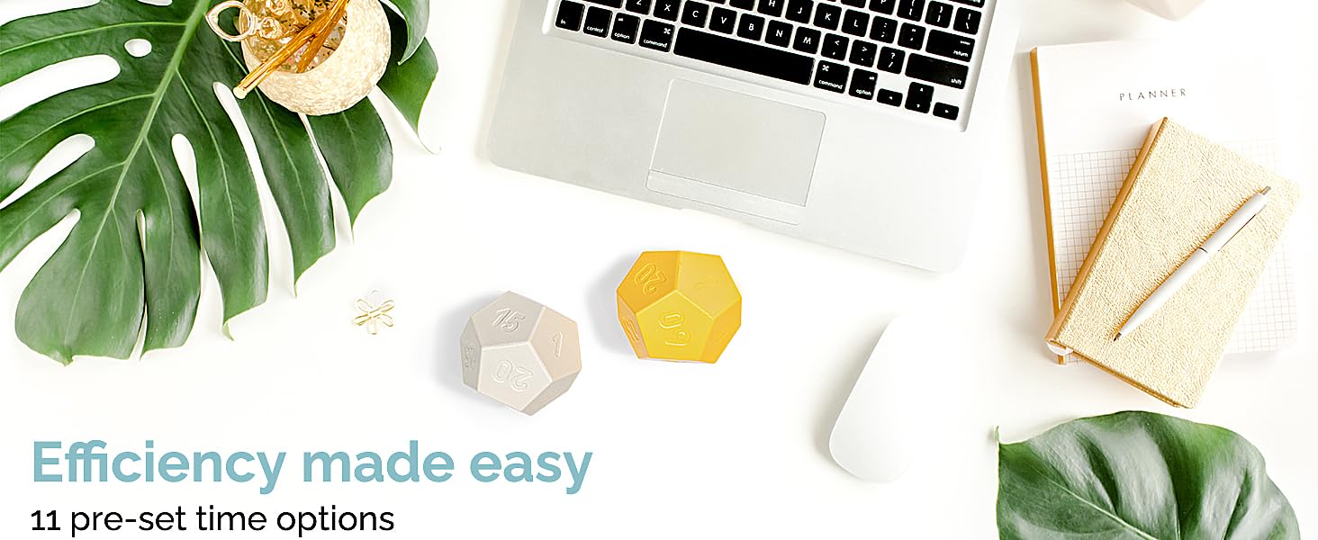 Kadams Pomodoro Timer Desk Productivity Timer Cube