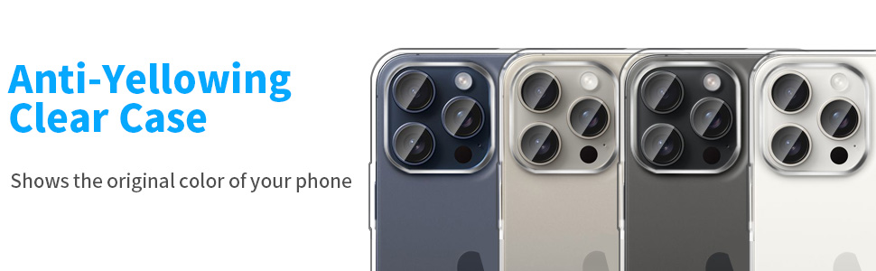 Amazon.com: JJGoo Compatible with iPhone 15 Pro Case Clear, Soft Clear Fiexible TPU Phone Cases ...