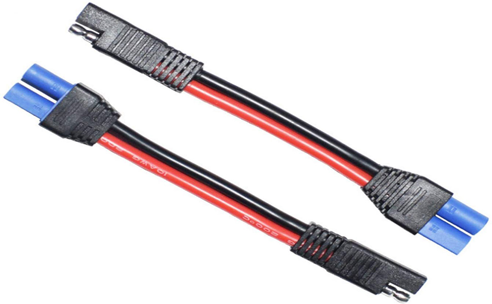 Amazon.com: LIXINTIAN (2-Pack) SAE to EC5 Female Plug Quick Connection Adapter Connector ...