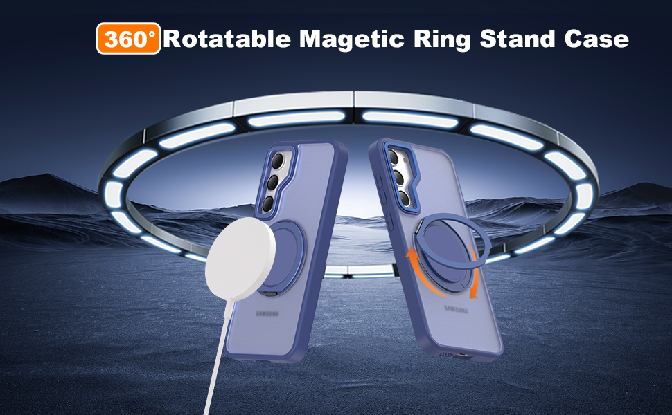 Amazon.com: Danycase for Samsung Galaxy S24 Plus Case with 360° Rotatable Magnetic Ring Stand ...