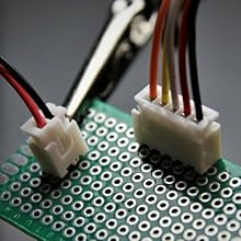 Amazon.com: ALAMSCN 30 Pairs JST-XH Connector Kit, XH 2.54mm 2/3/4/5 Pin Header Male and Female ...