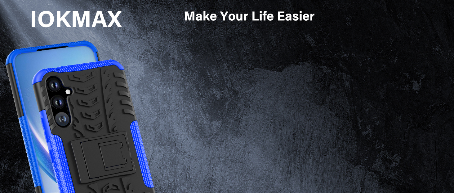 Amazon.com: Iokmax for Samsung Galaxy A14 5G Case with 2 Pack Screen Protector,Military Grade ...