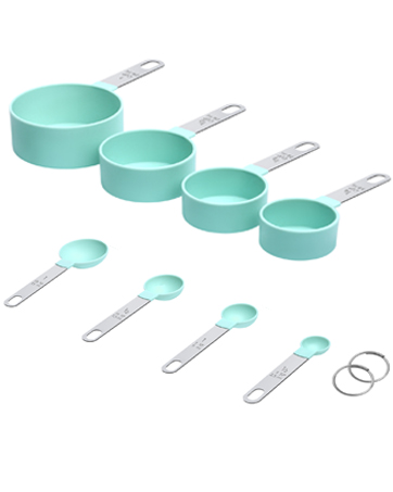 Amazon.com: Measuring Cups Set Measuring Spoons Set, Nesting Measure ...