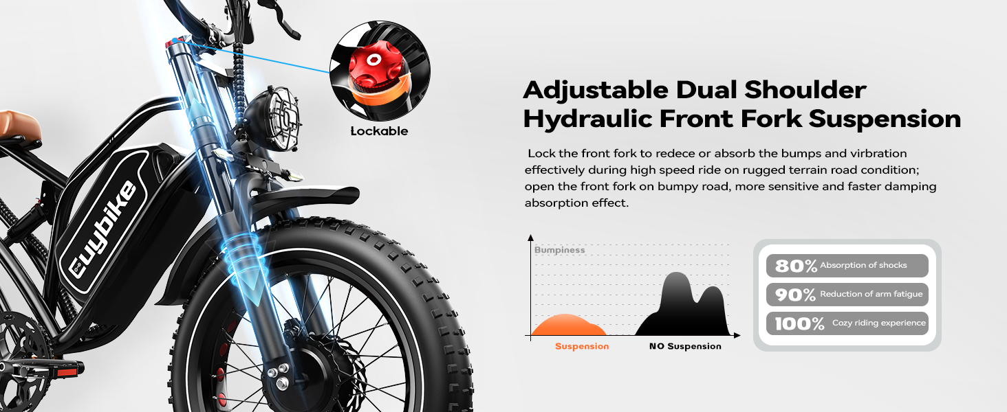 Amazon.com : EUYBIKE Electric Bike for Adults, 2000W Peak Motor with Removable 48V 25AH Battery ...