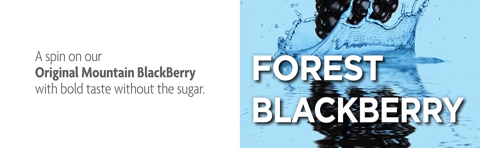 Amazon.com: Clearly Canadian Zero Sugar Forest Blackberry Sparkling Water Beverage, Zero Sugar ...