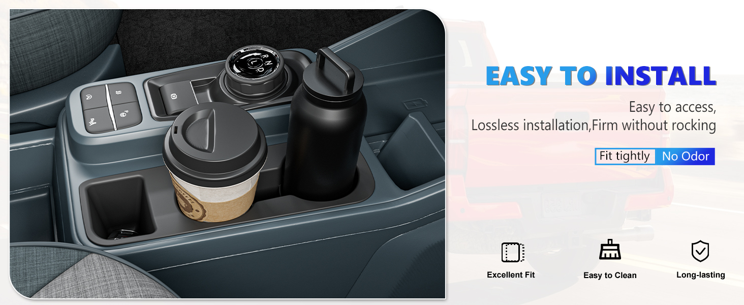 Amazon.com: xipoqix Car Cup Holder Compatible with 2022-2025 Ford Maverick Center Console ...