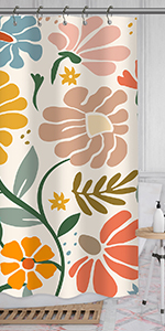 Amazon.com: She Love Black and Grey Abstract Shower Curtain Modern Geometric Art Minimalist ...